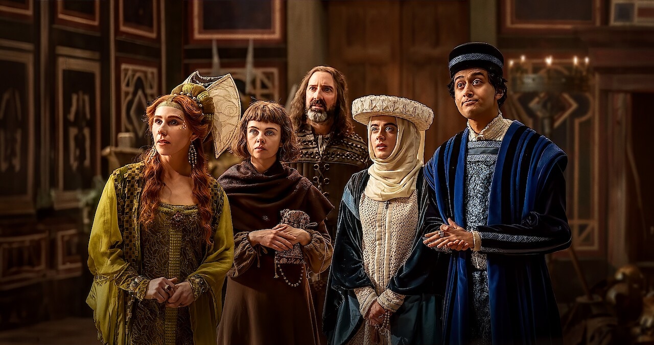 Terwijl het plebs ligt te creperen, amuseren de gevluchte aristocraten ...