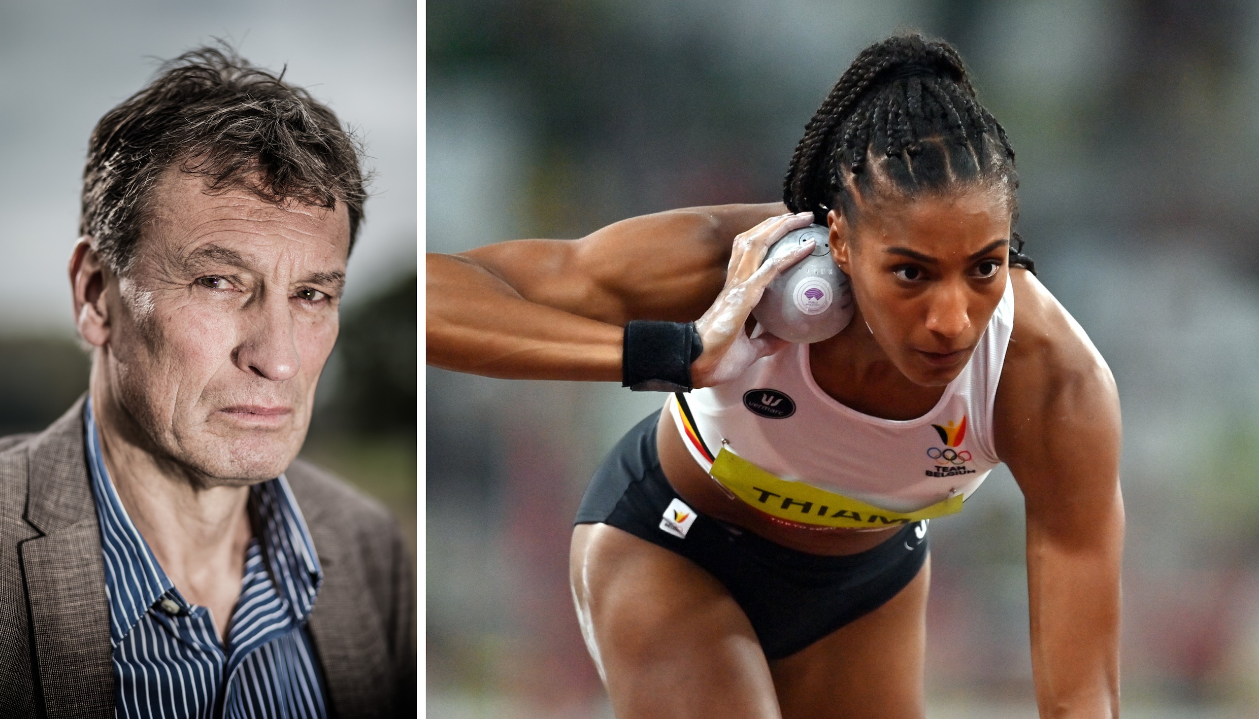 Thiam is communicatief een schaars goed. Maar ze is een godin en die ...