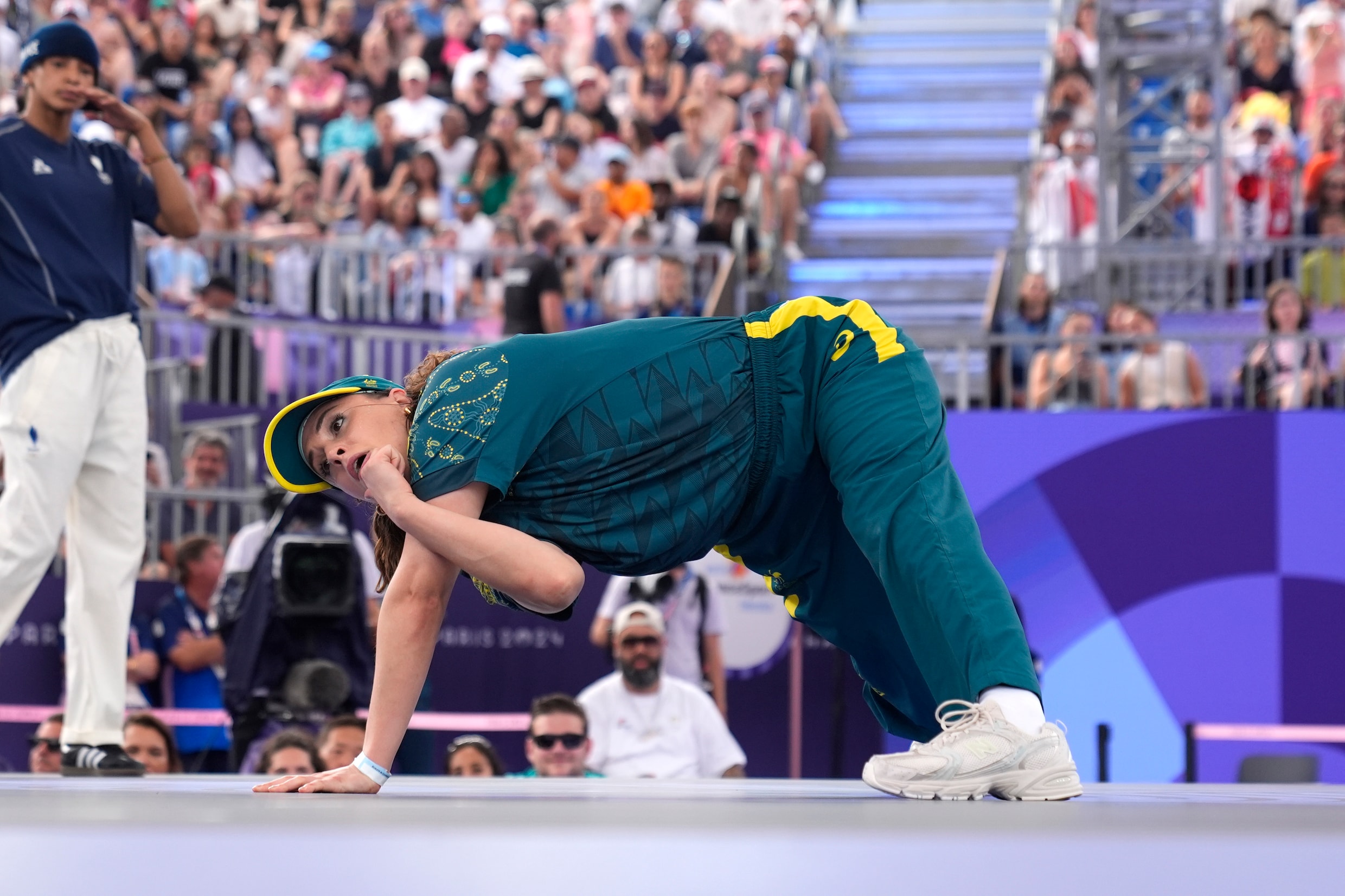 Breakdancer die nul punten sprokkelde op Olympische Spelen en viraal ...