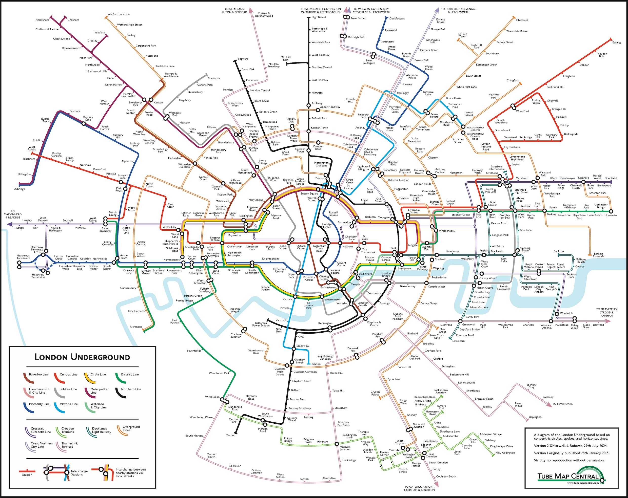 De nieuwe Londense metrokaart gaat viraal, maar roept ook weerstand op ...
