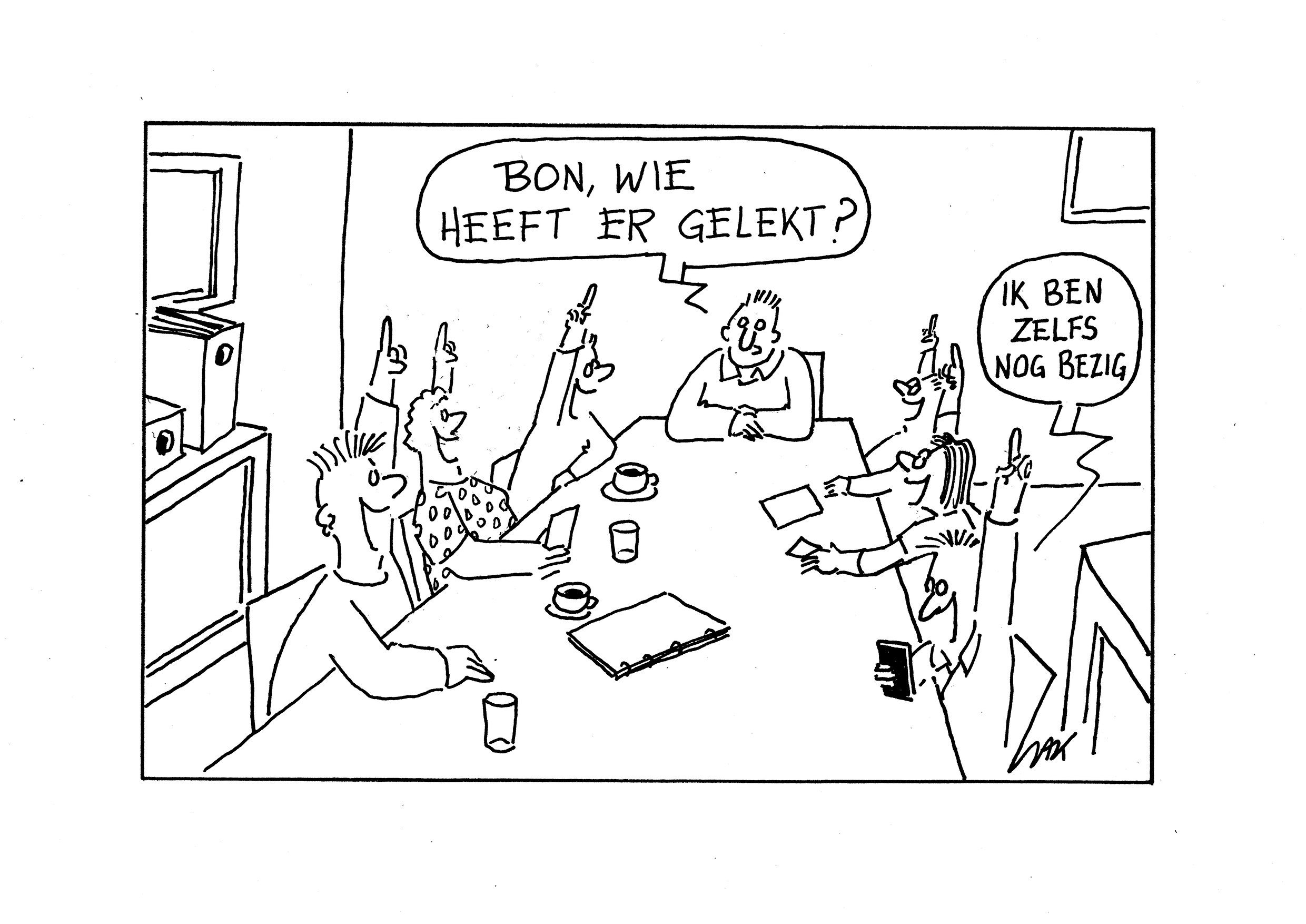 Zak-cartoon van de dag | De Morgen