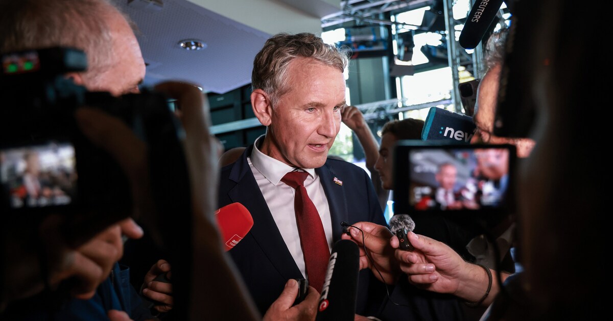 ‘De ‘brandmuur’, zoals het cordon sanitaire in Duitsland heet, houdt ...