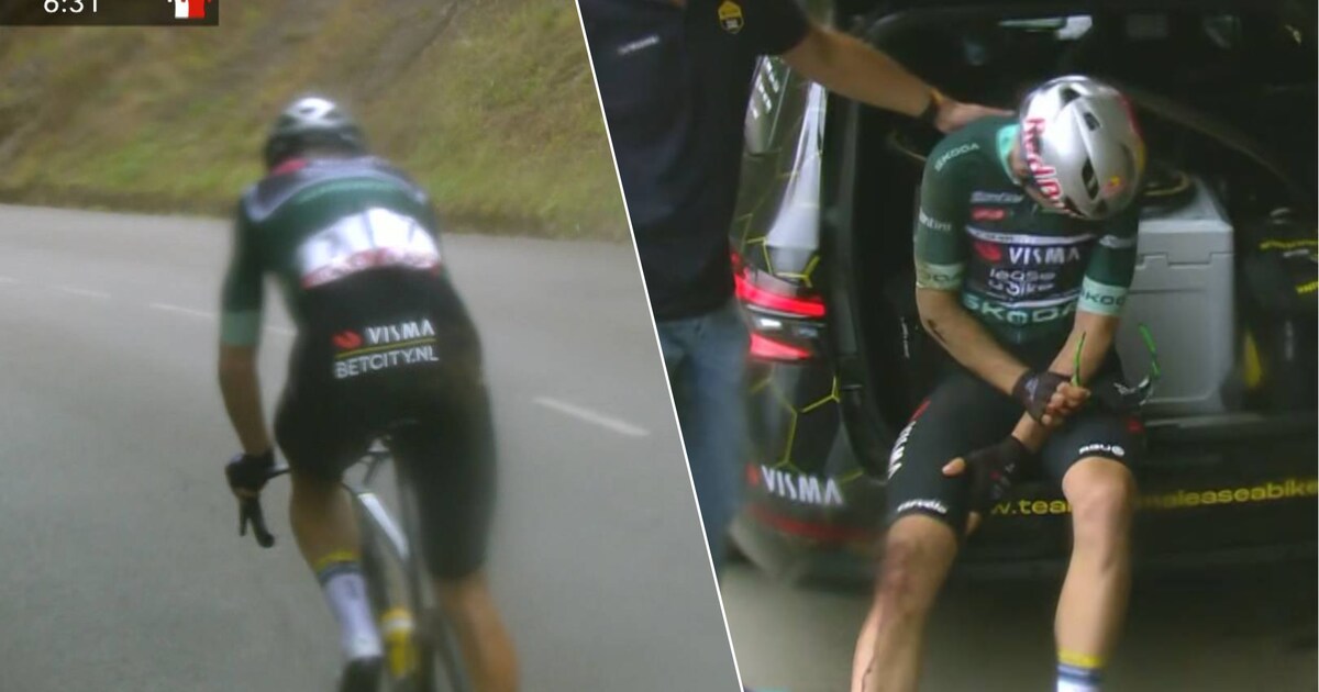 Wout van Aert moet Vuelta na valpartij verlaten | De Morgen