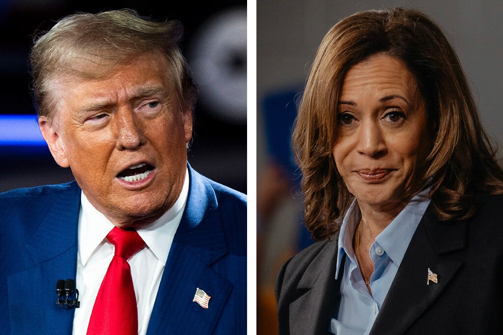 Trumps adviseurs vrezen dat hij zijn diepe minachting voor Harris niet ...