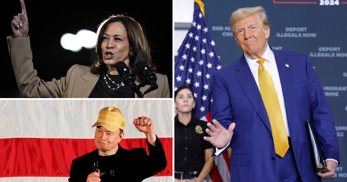 De limieten van Harris’ boodschap en Musk die met miljoenen zwaait voor ...