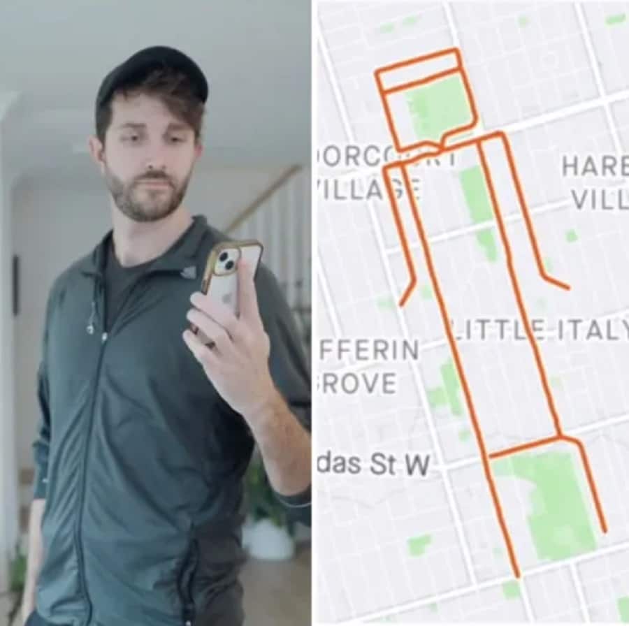 Canadese loper tilt Strava-kunst naar heerlijk nieuw niveau met dansend ...