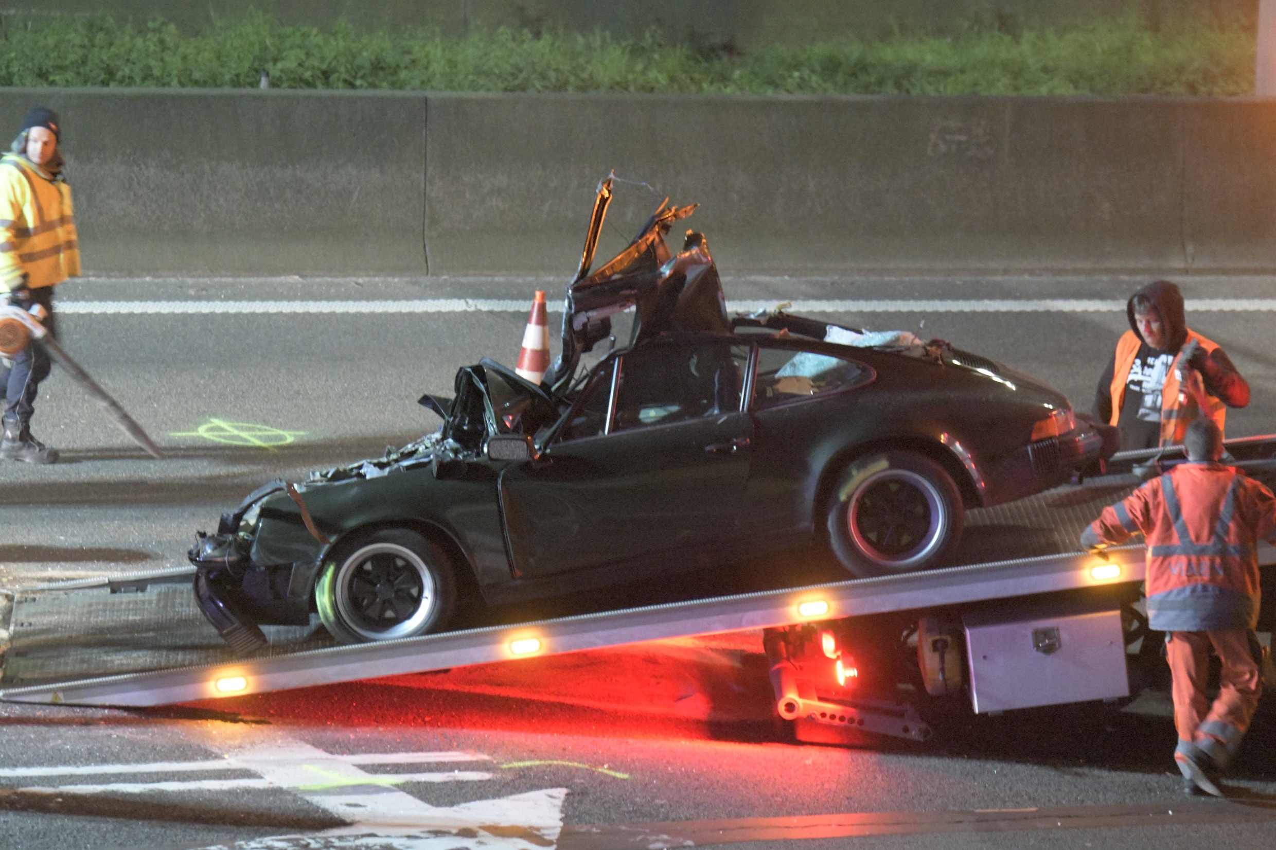 ‘Het gebeurt dat mensen in slaap vallen en op wegenwerken inrijden ...