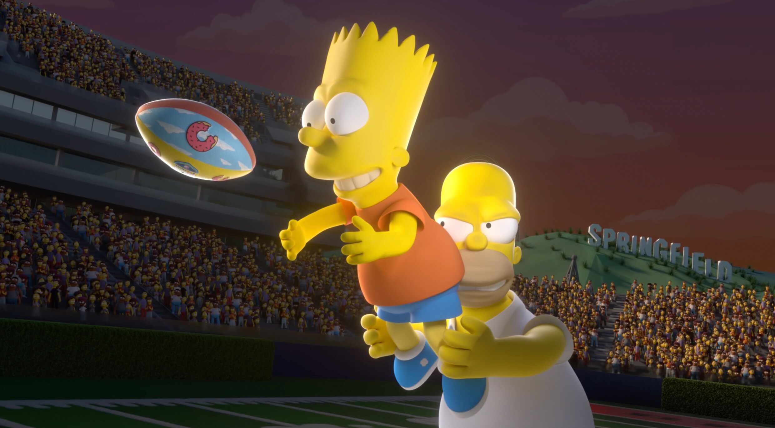 Bart Simpson in de Super Bowl, zo gek is het niet | De Morgen