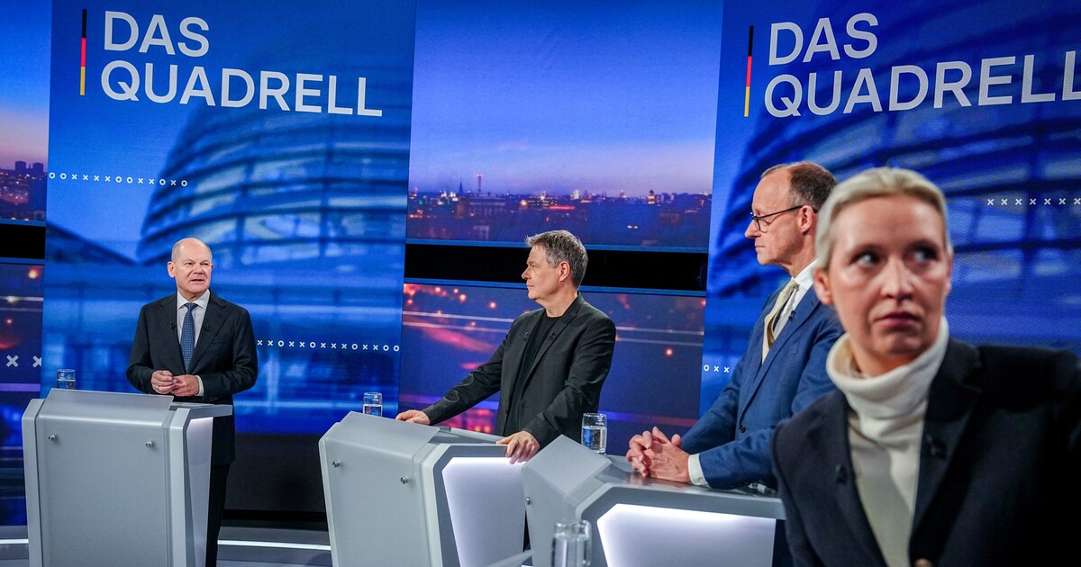 Laatste tv-debat tussen Duitse partijen verhit de gemoederen: ‘Ik doe ...