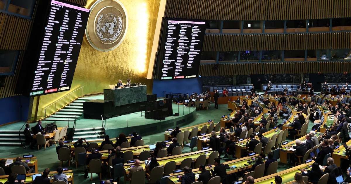 ‘Het begin van een nieuwe wereldorde’: Verenigde Staten stemmen voor ...