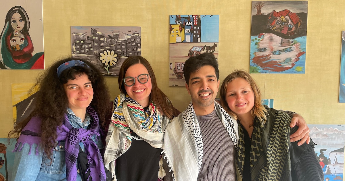 Voormalig kantoor van Vlaams Belang huisvest Palestijnse kunst: ‘Doet ...