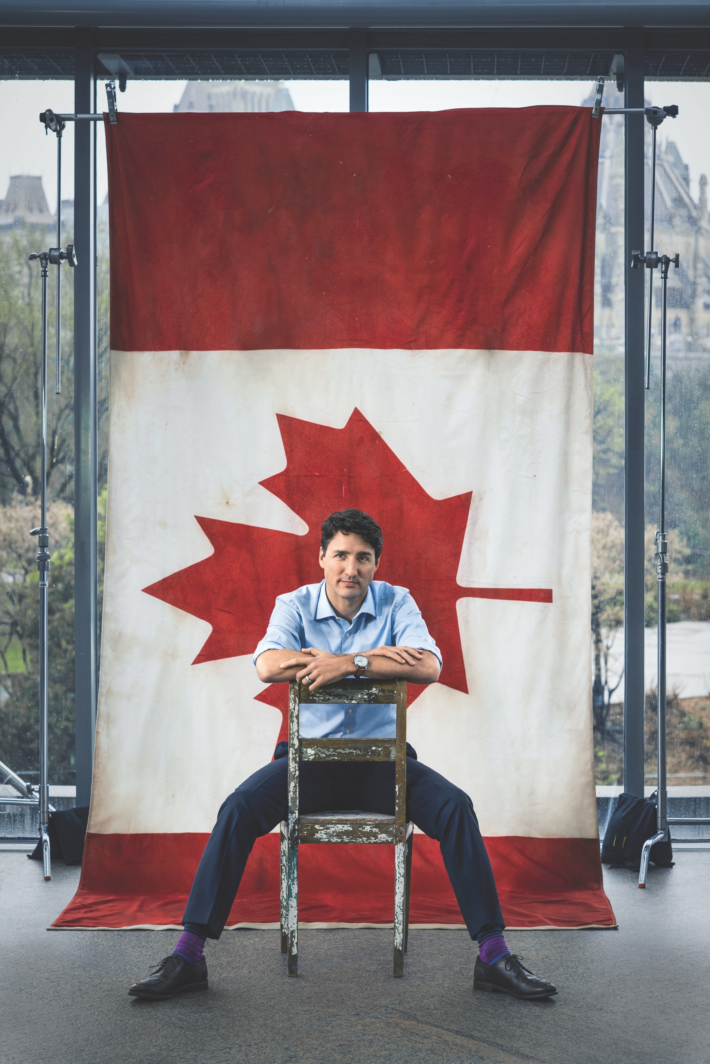 Op de valreep hervond anti-Trump Justin Trudeau zijn glans | De Morgen