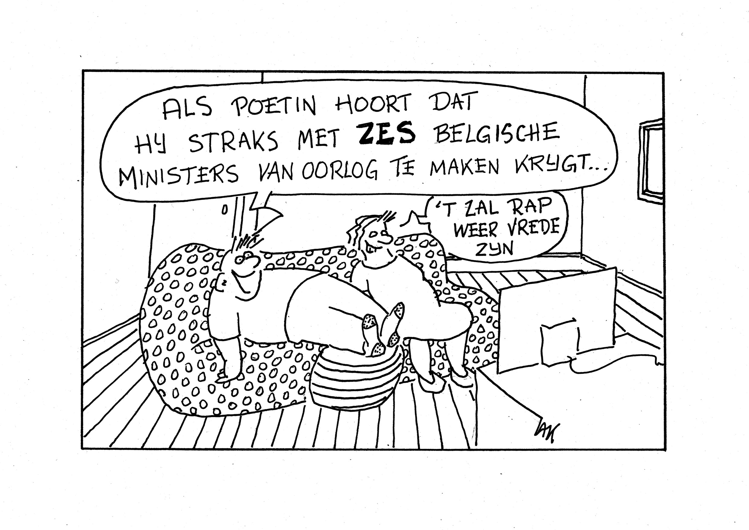 Zak-cartoon van de dag | De Morgen