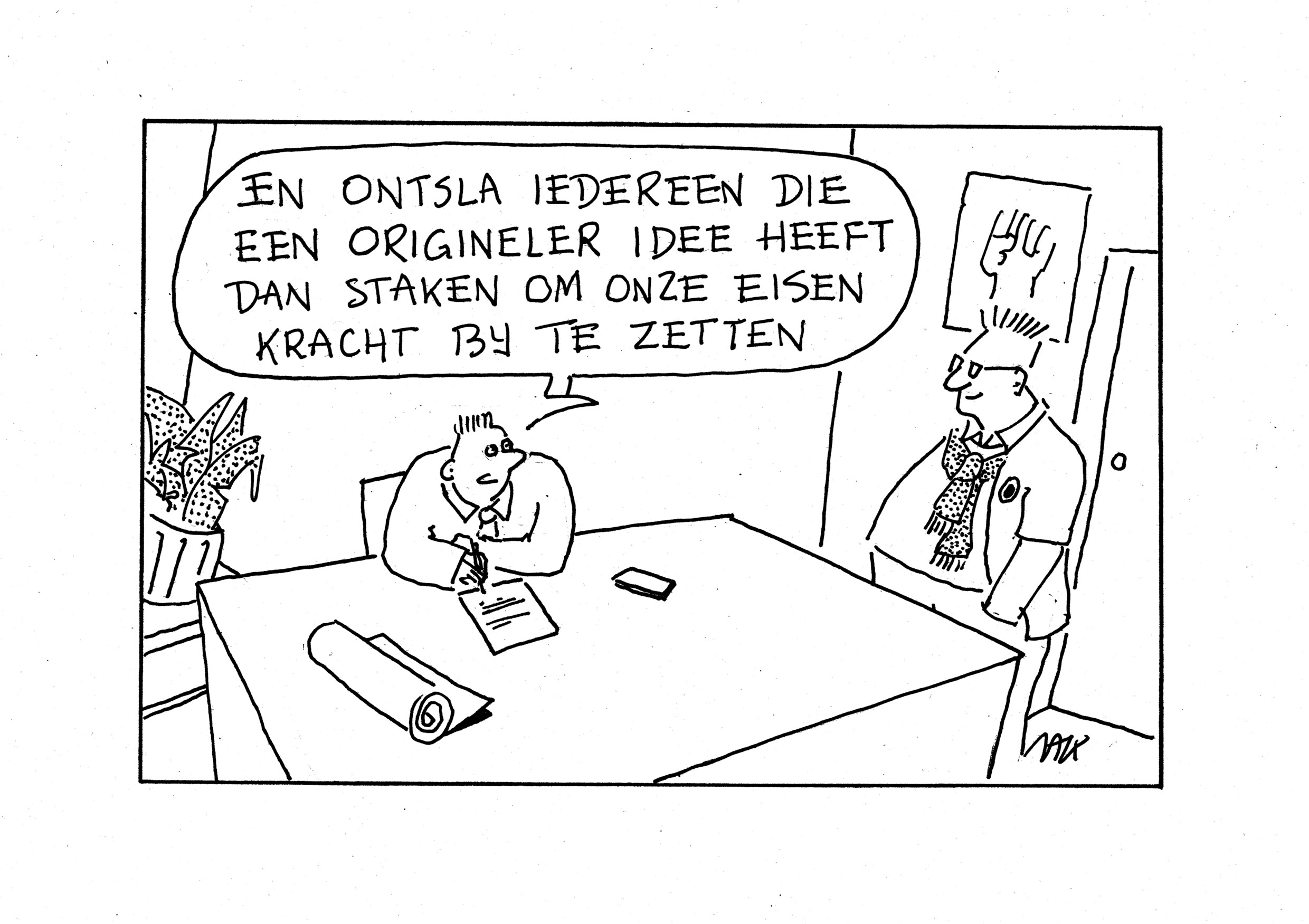 Zak-cartoon van de dag | De Morgen