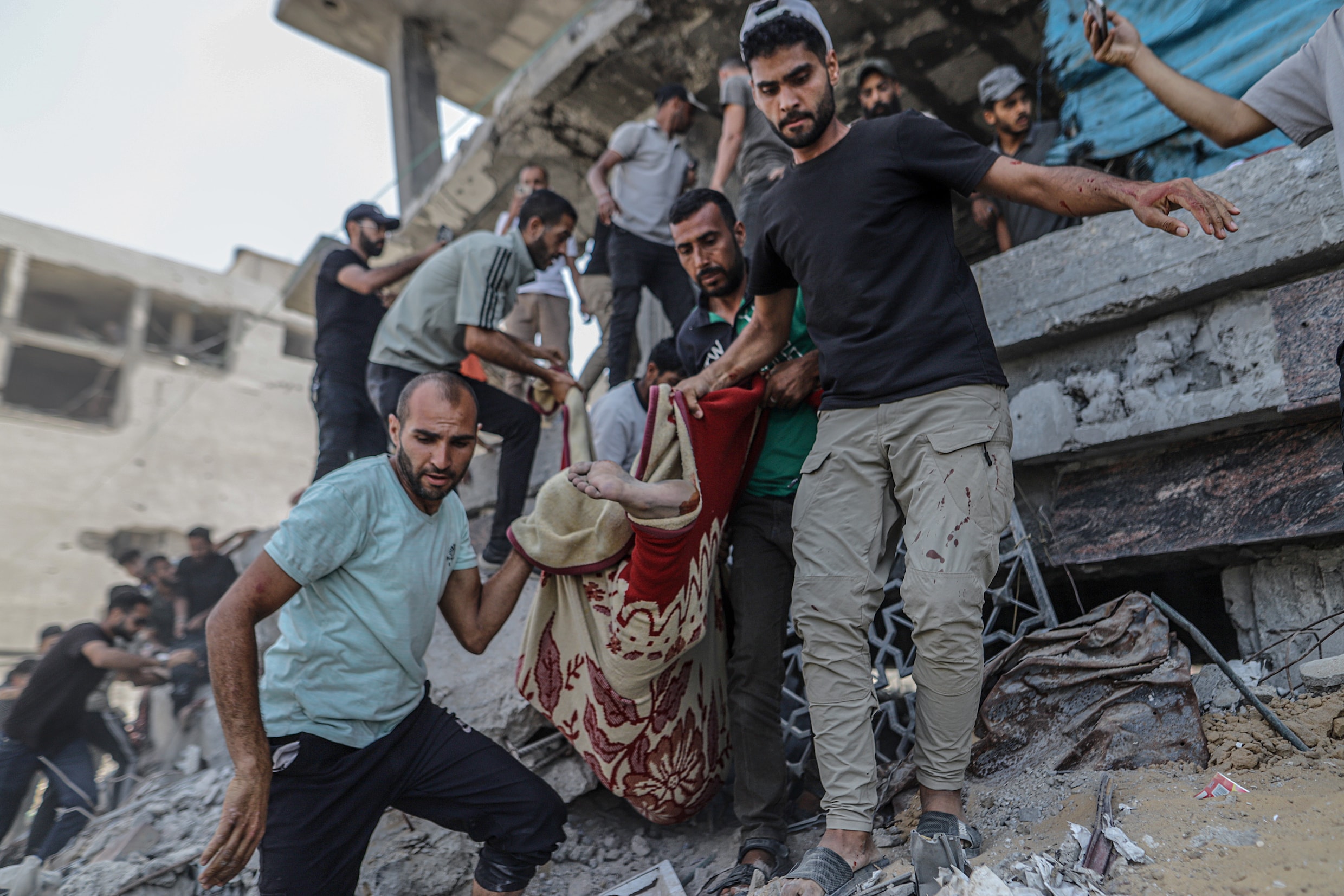 Leg de lat hoger: stop de blokkade, stop de genocide in Gaza | De Morgen