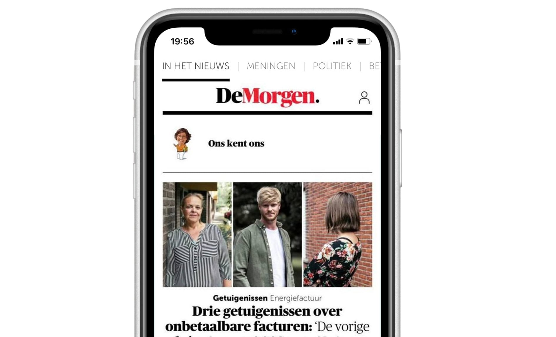 Opgelost: technische problemen met de app van De Morgen van de baan ...