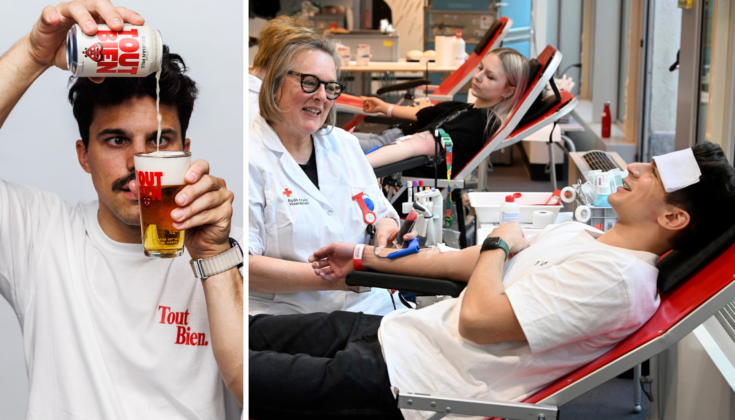 Kritiek op actie van Rode Kruis waarbij jongeren gratis bier van ...