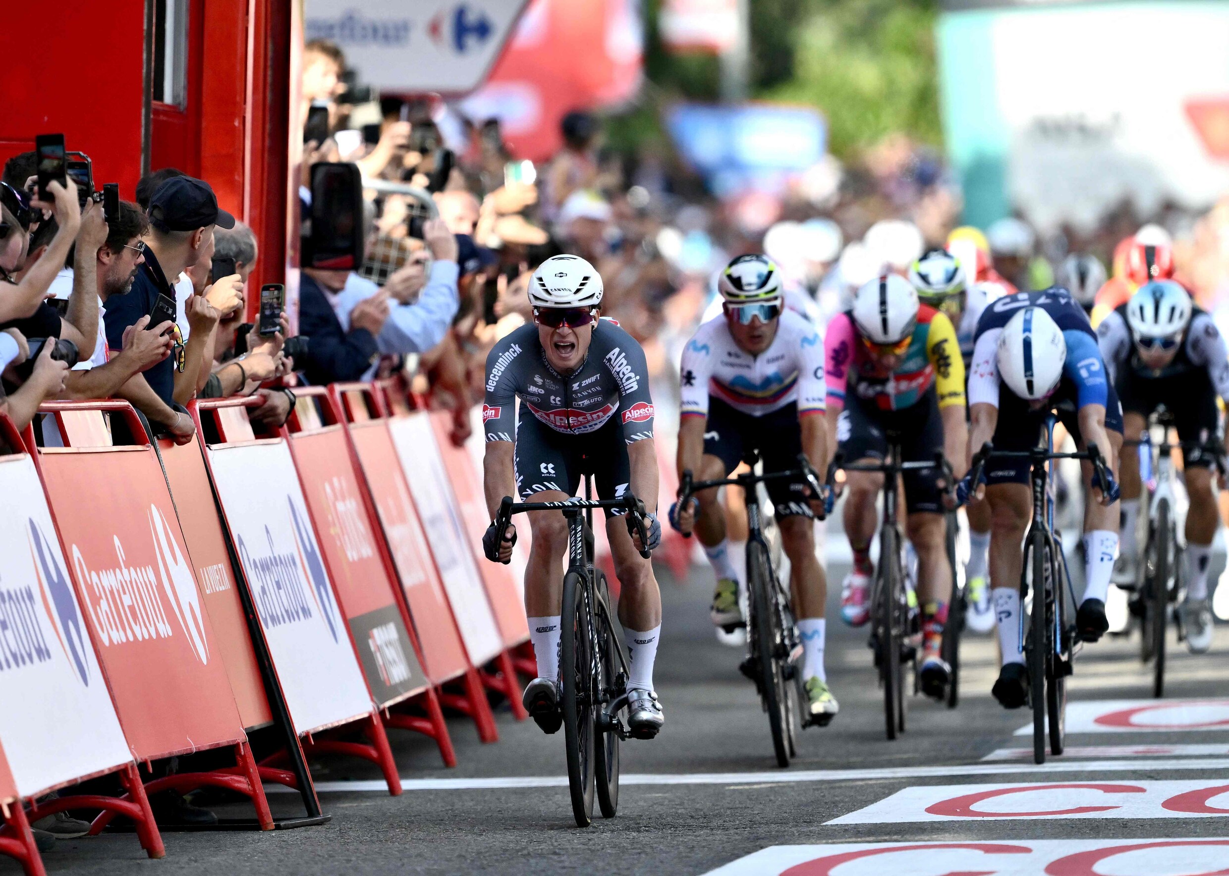 Een goede lead-out is goud waard, beseft Philipsen: ‘Ik moest maar 175 ...