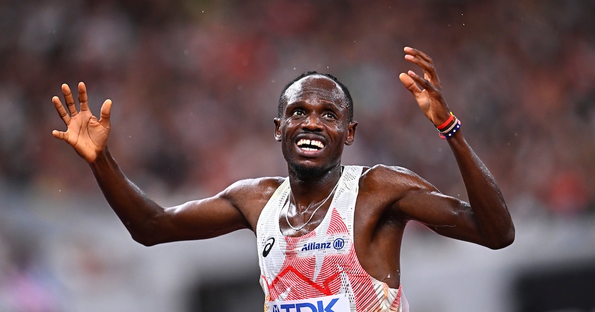 Isaac Kimeli pakt zilver op 5.000 meter op WK atletiek in Tokio | De Morgen