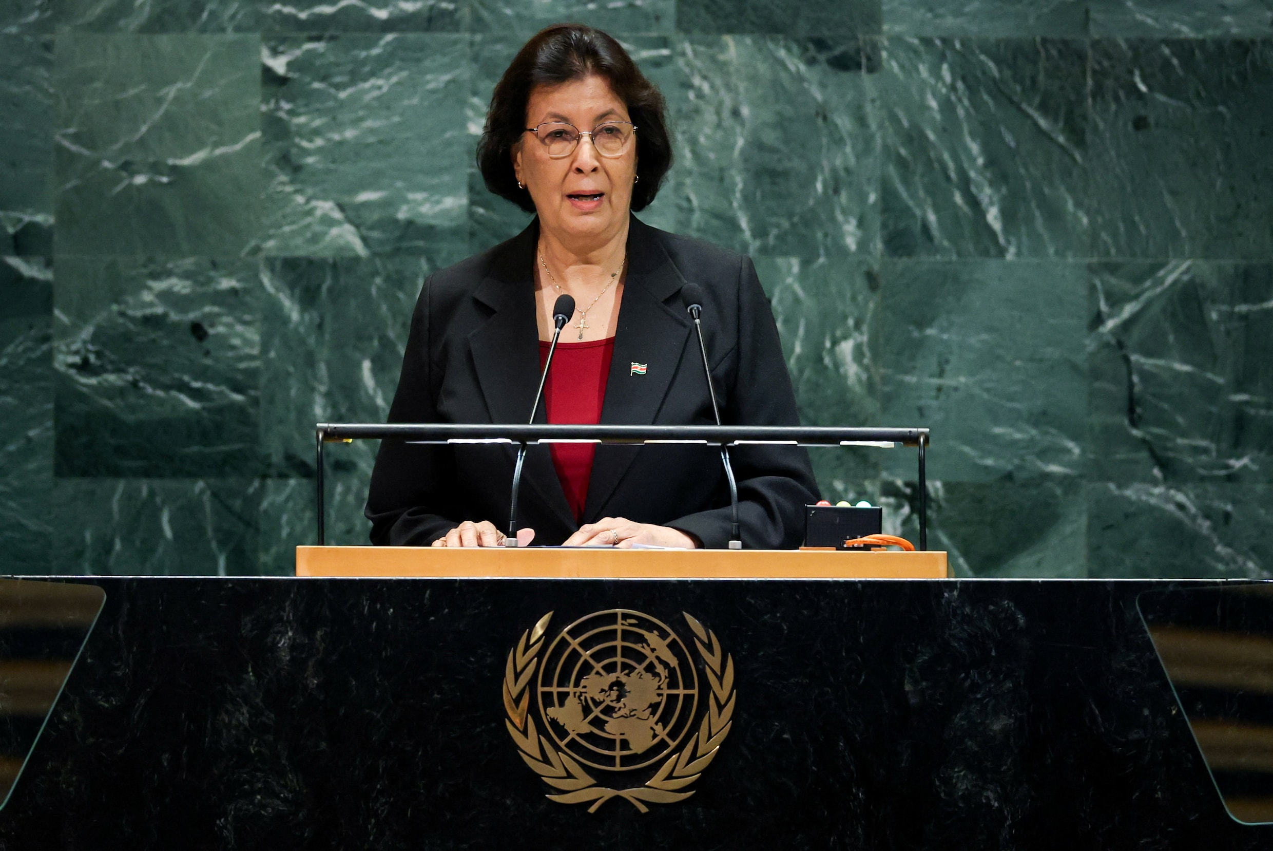 President Suriname vraagt op VN-top dat rest van de wereld meebetaalt ...