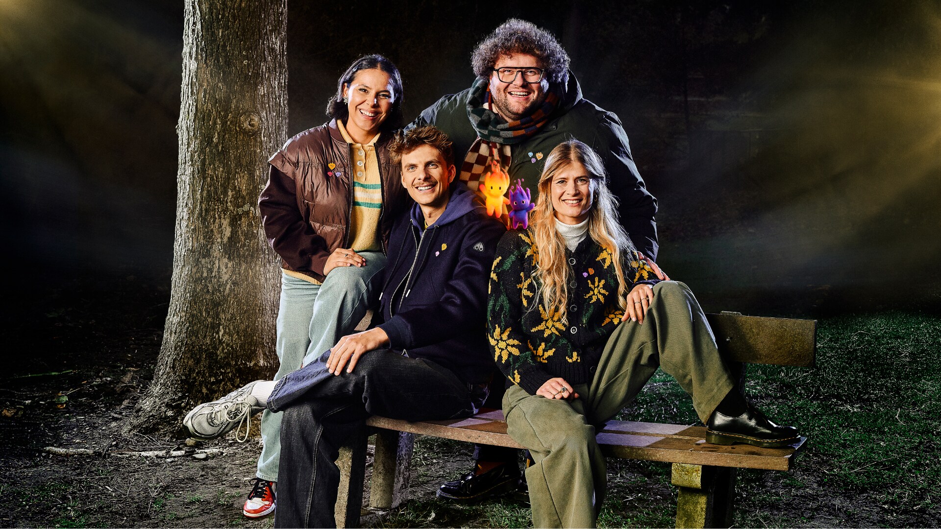 Eva De Roo, Manu Van Acker, Dries Lenaerts en Kawtar Ehlalouch ...