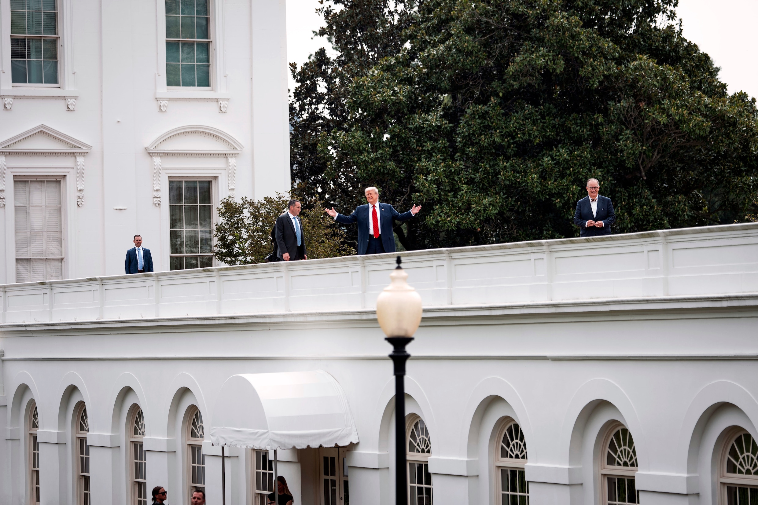 Groot, groter, grootst: Trumps balzaalplannen doen architect een stap terugzetten | De Morgen