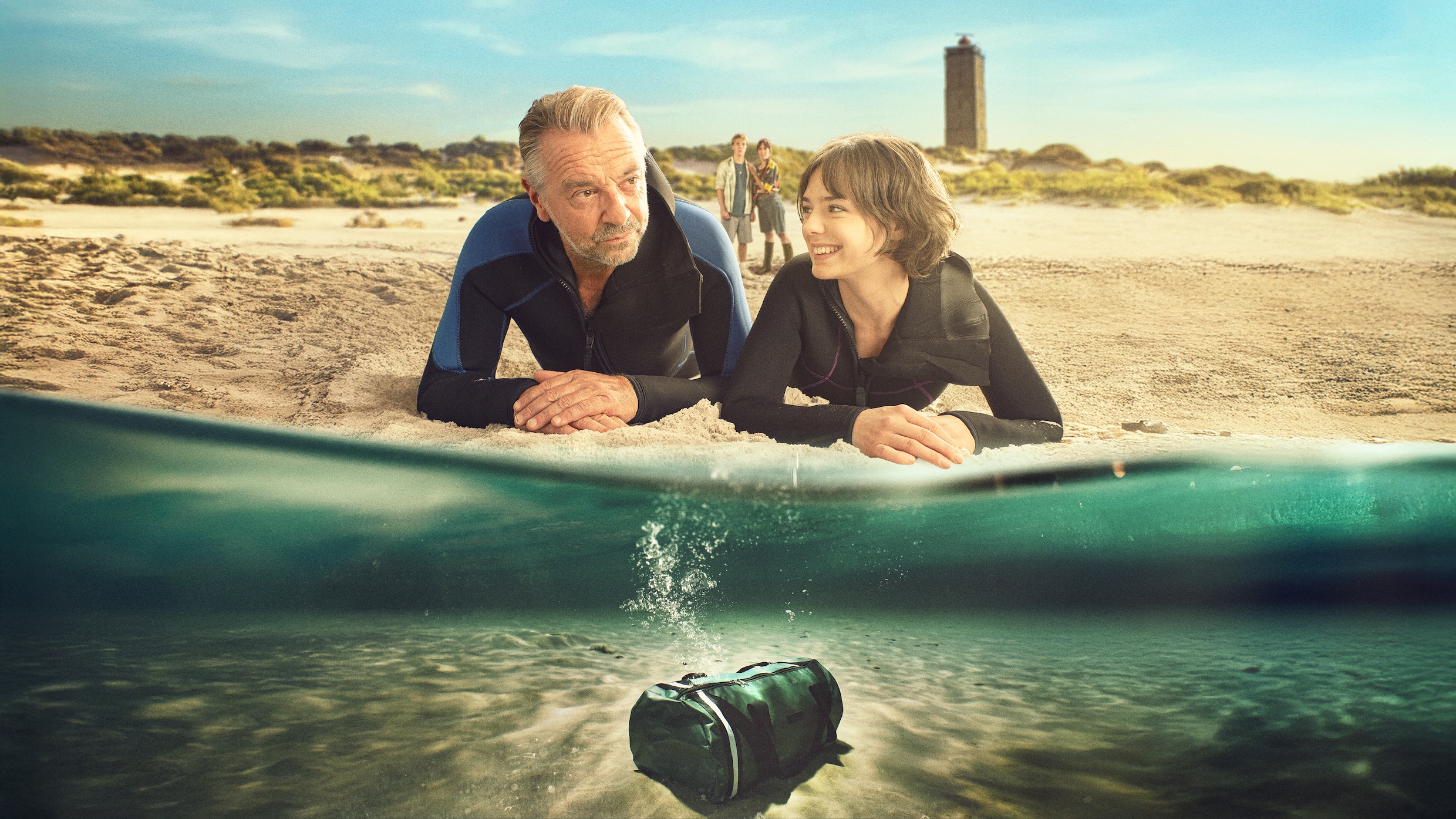 In ‘Badgast’ wordt Tom Waes doodleuk van het scherm gespeeld door zijn fictieve tienerdochter ...