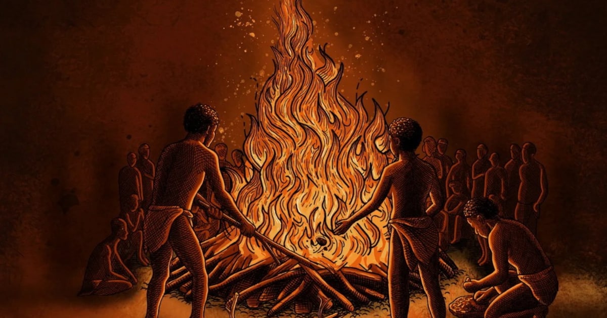 Archeologen krijgen een beeld van de allereerste crematie ooit in ...