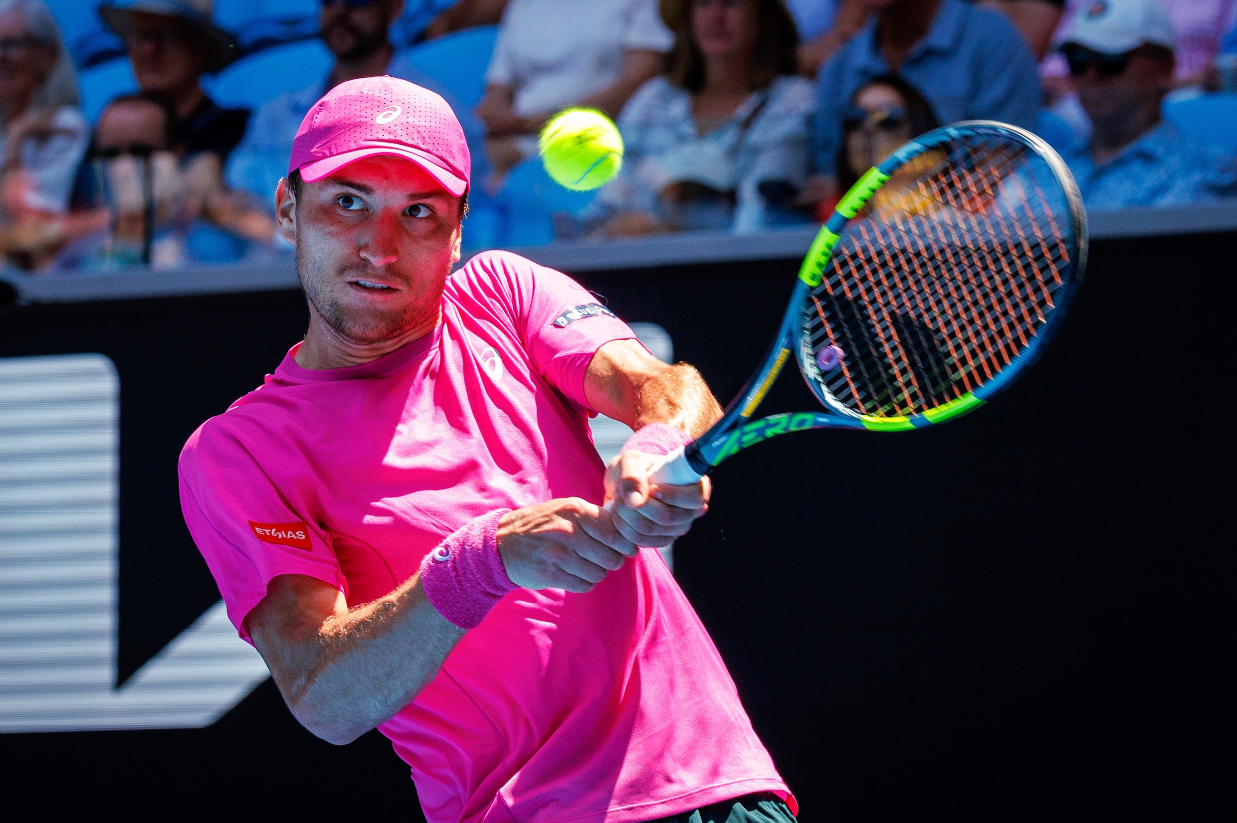 Krampen hinderen Collignon op de Australian Open: ‘Ik ben het niet ...