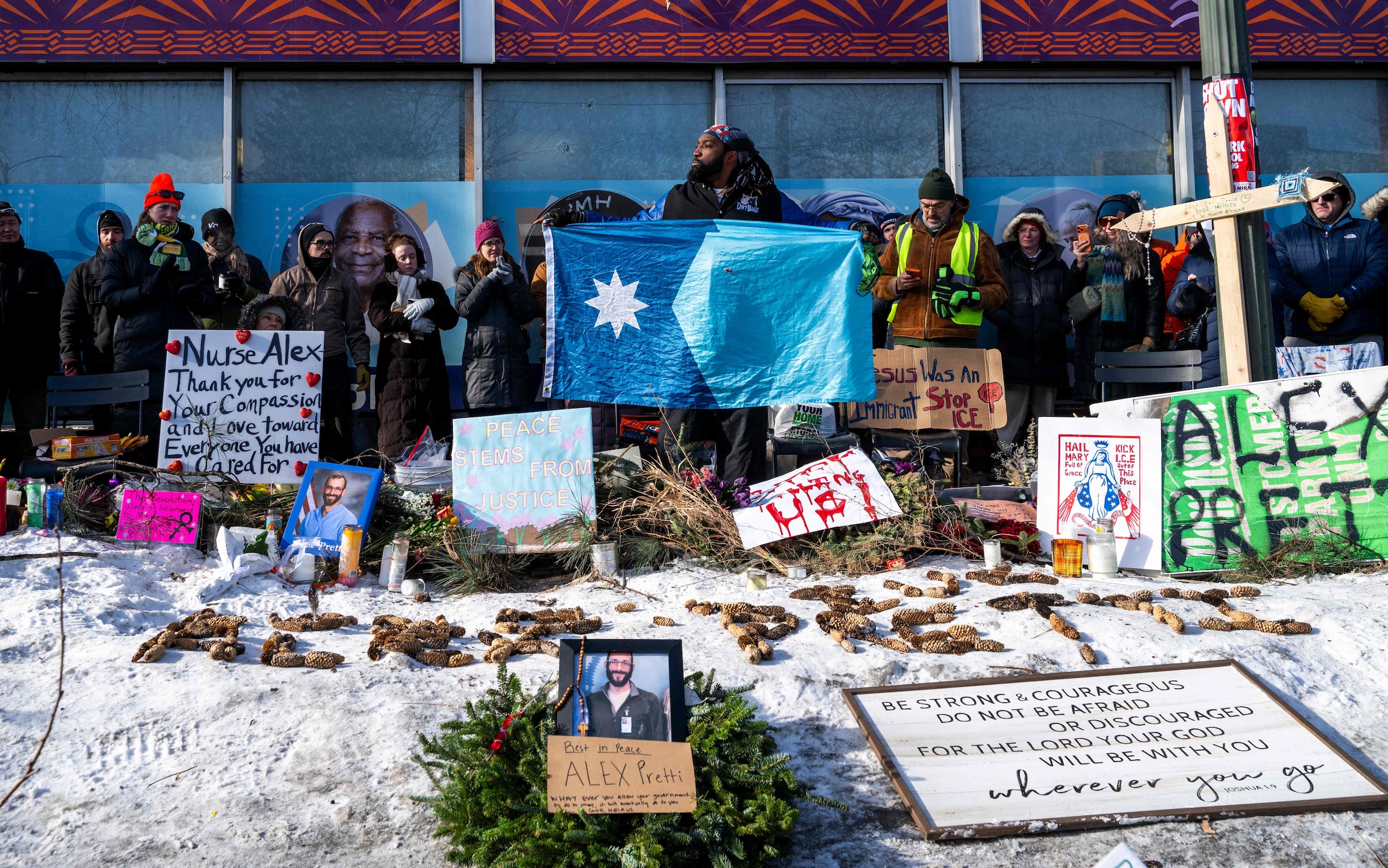 VS-correspondent ziet de woede in ijskoud Minneapolis verhitten: ‘Het ...