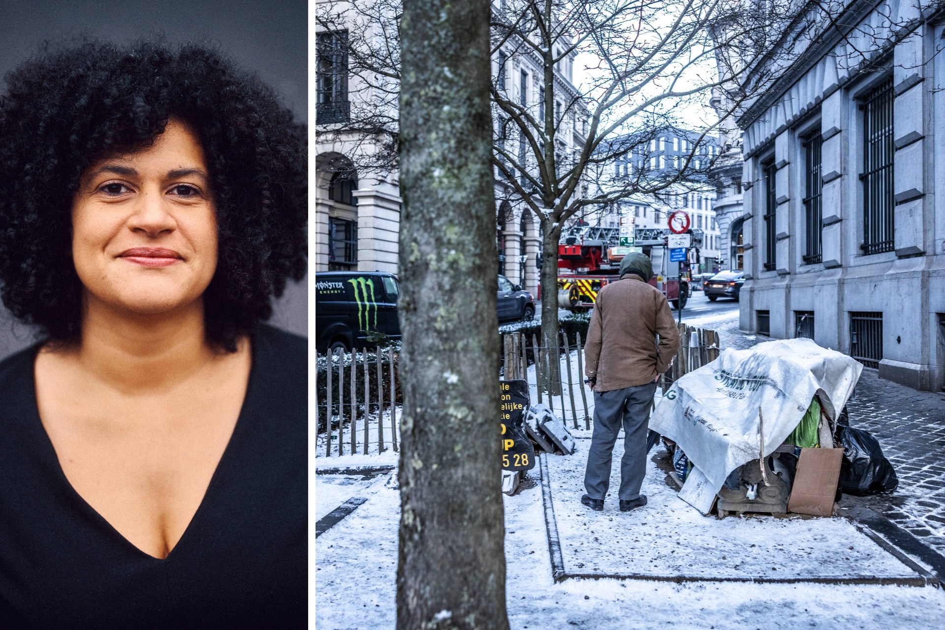 Ook hier schrikt een deel van de politie niet terug voor fysiek geweld ...