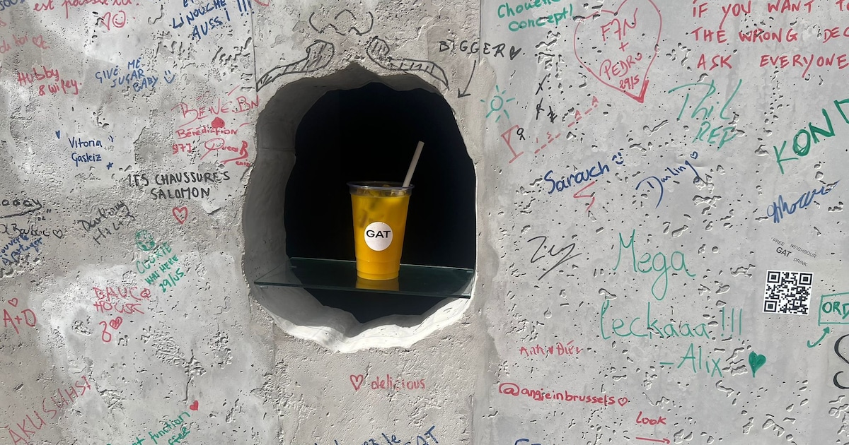 Een GAT in de markt: in Elsene haal je je koffie rechtstreeks uit de ...