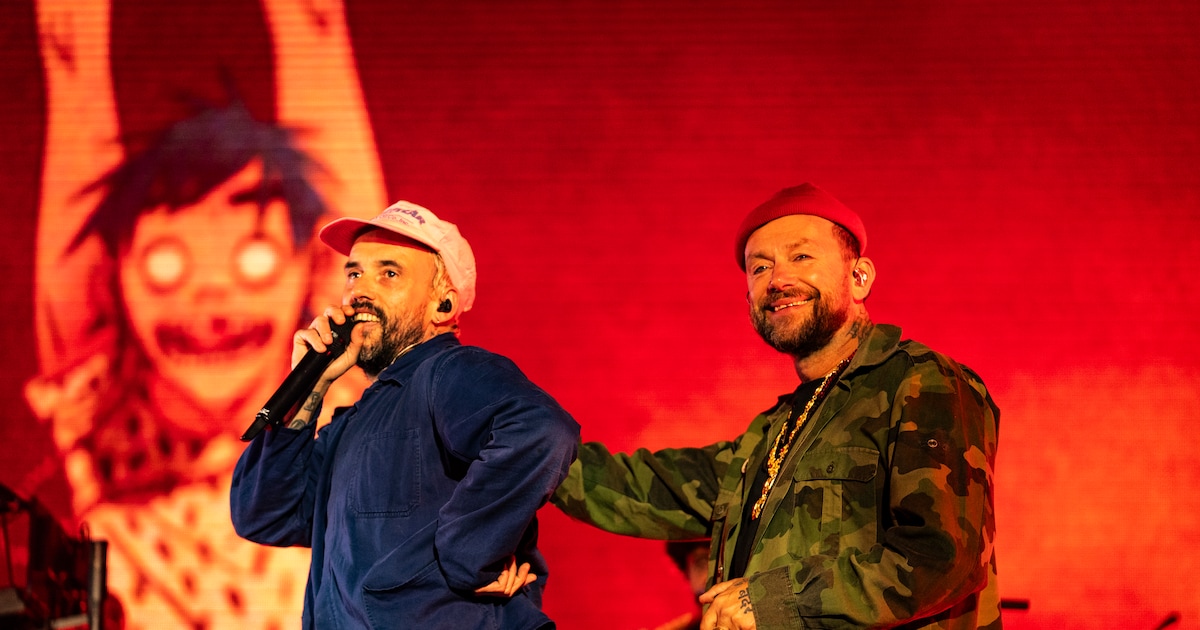 Gorillaz op Best Kept Secret: tipsy start, maar gastzangers redden de ...