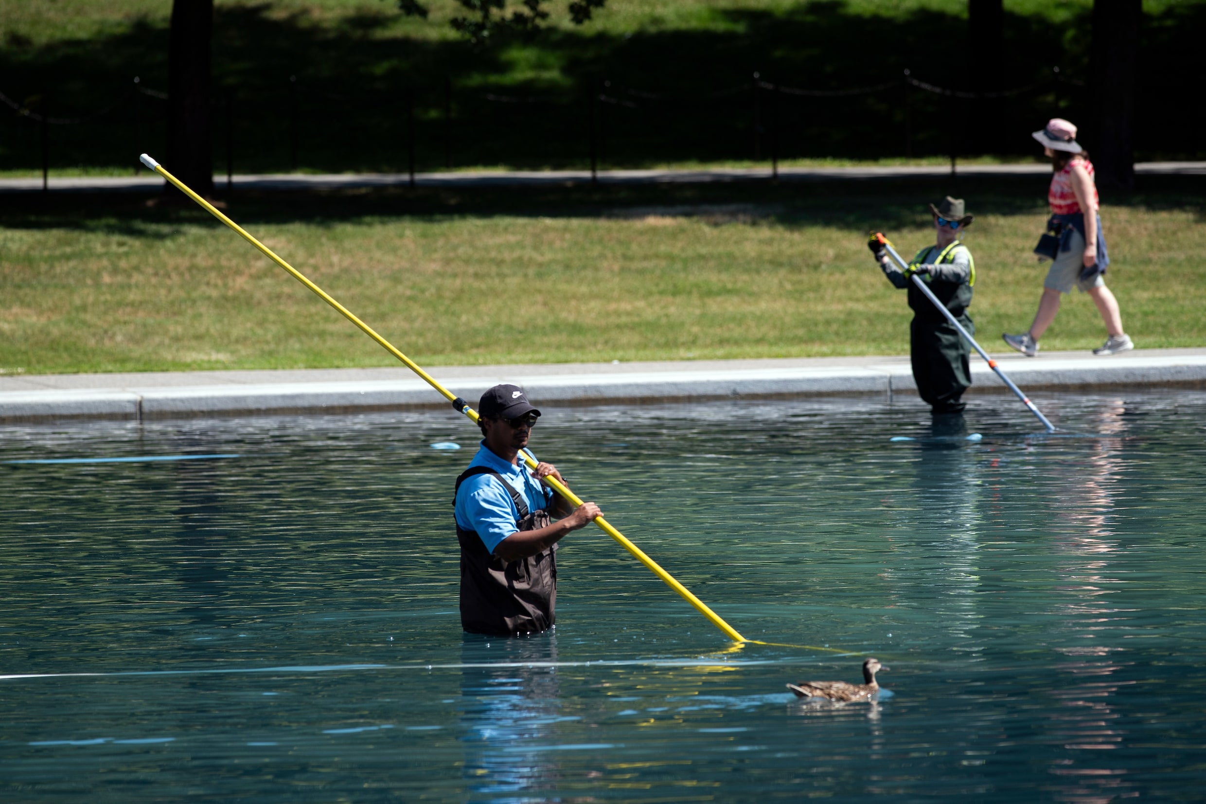 Renovatie van Trumps Reflecting Pool ter waarde van 14,2 miljoen dollar ...