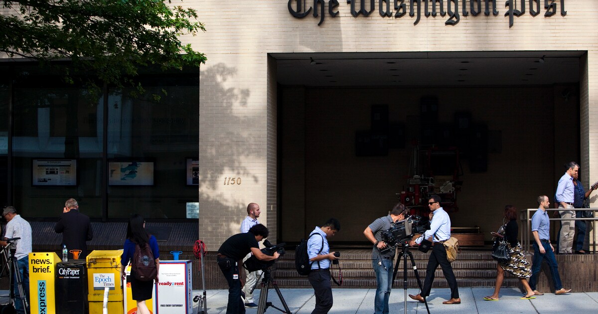 Washington Post haalt met nieuwe slogan uit naar Trump | De Morgen