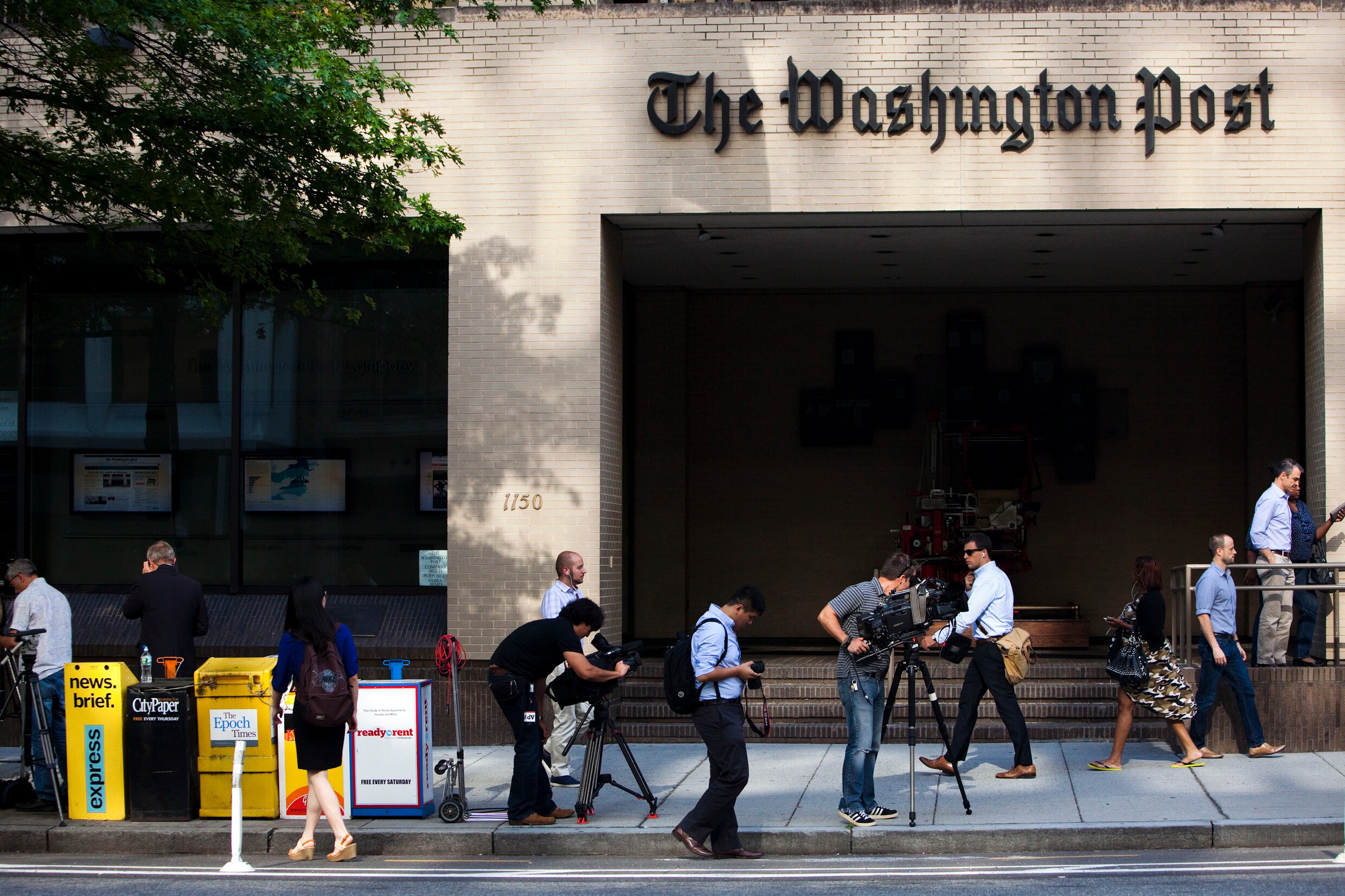 Washington Post haalt met nieuwe slogan uit naar Trump | De Morgen