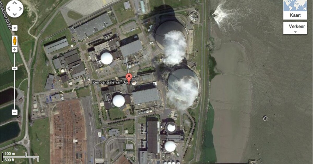 Kerncentrales en legerkazernes nog altijd tot in detail te bekijken op ...