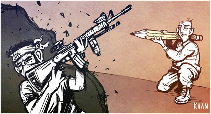 #JeSuisCharlie: tekenaars reageren met straffe cartoons | De Morgen