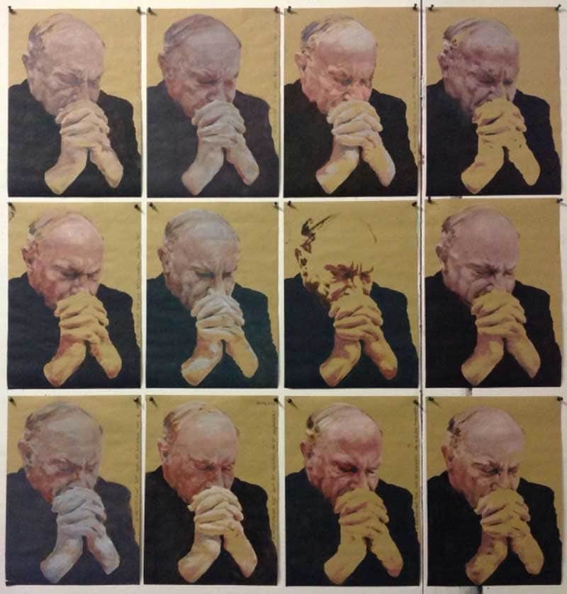 Koen Fillet stelt voor het eerst schilderijen tentoon | De Morgen