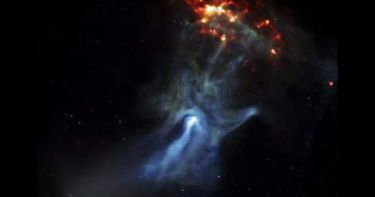 NASA fotografeert 'Hand van God' | De Morgen