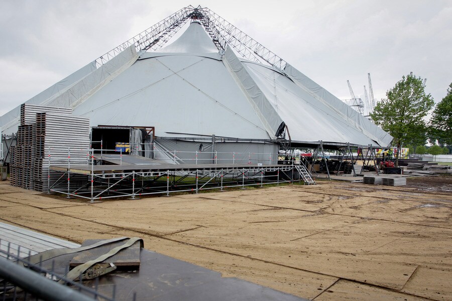 Nieuwe tent KluB C vervangt Pyramid Marquee | De Morgen