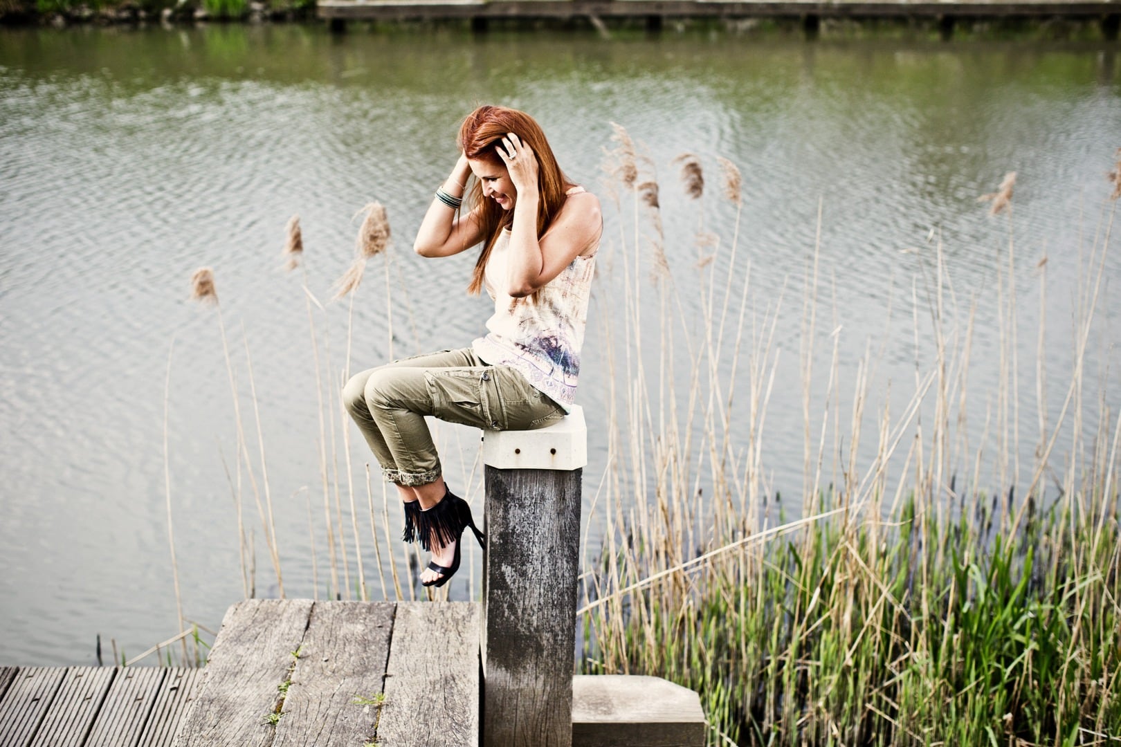 Katja Retsin: "Het enige minder leuke aan Astene is dat die hanen zo ...