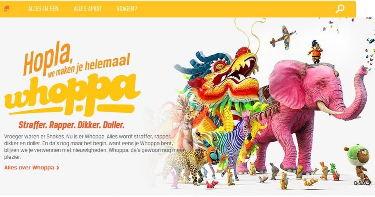 'Whop' en 'Whoppa' zijn de nieuwe Telenet-Shakes | De Morgen
