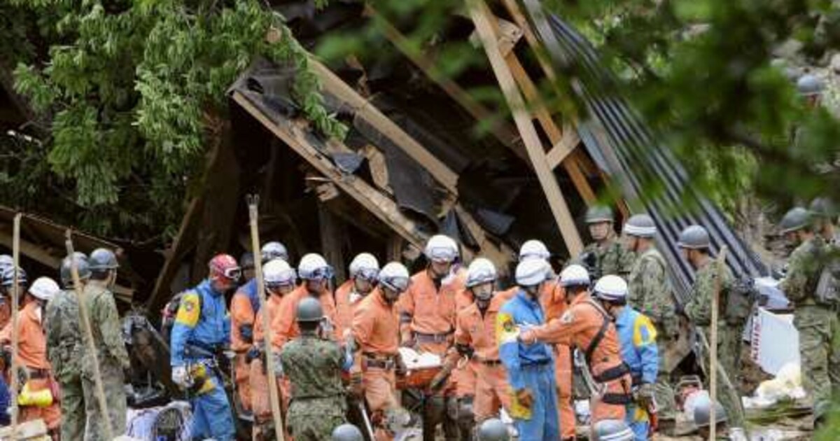 Dodental aardbeving Japan opgelopen tot tien | De Morgen