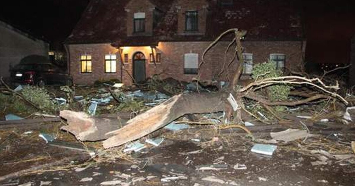 Stormschade West-Vlaanderen geraamd op ruim 17 miljoen euro | De Morgen