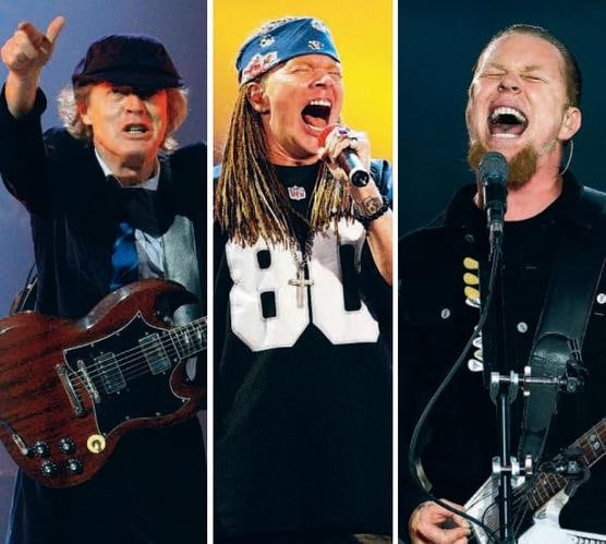 Waarom 2008 het jaar van AC/DC, Guns N' Roses en Metallica was | De Morgen