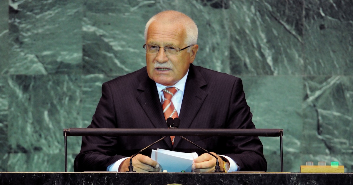 Tsjechische oud-president Václav Klaus is de nieuwe voorzitter van ...