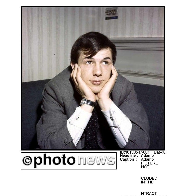 Adamo opnieuw op één in Top 60 van de jaren 60 | De Morgen