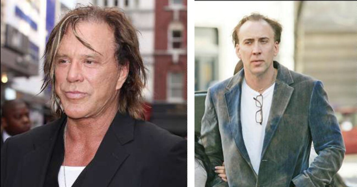 Mickey Rourke en Nicolas Cage in 'The Expendables 3' | De Morgen