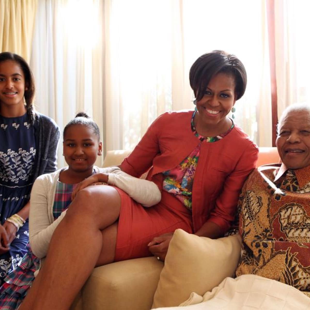 Michelle Obama Et Mandela